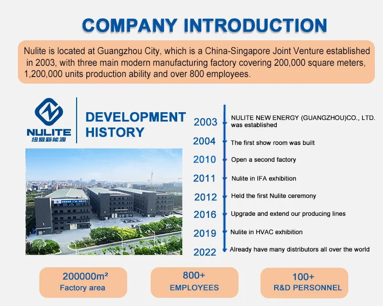 Nulite 200L Electric Heat Pump Water Heater for Hot Water Tank