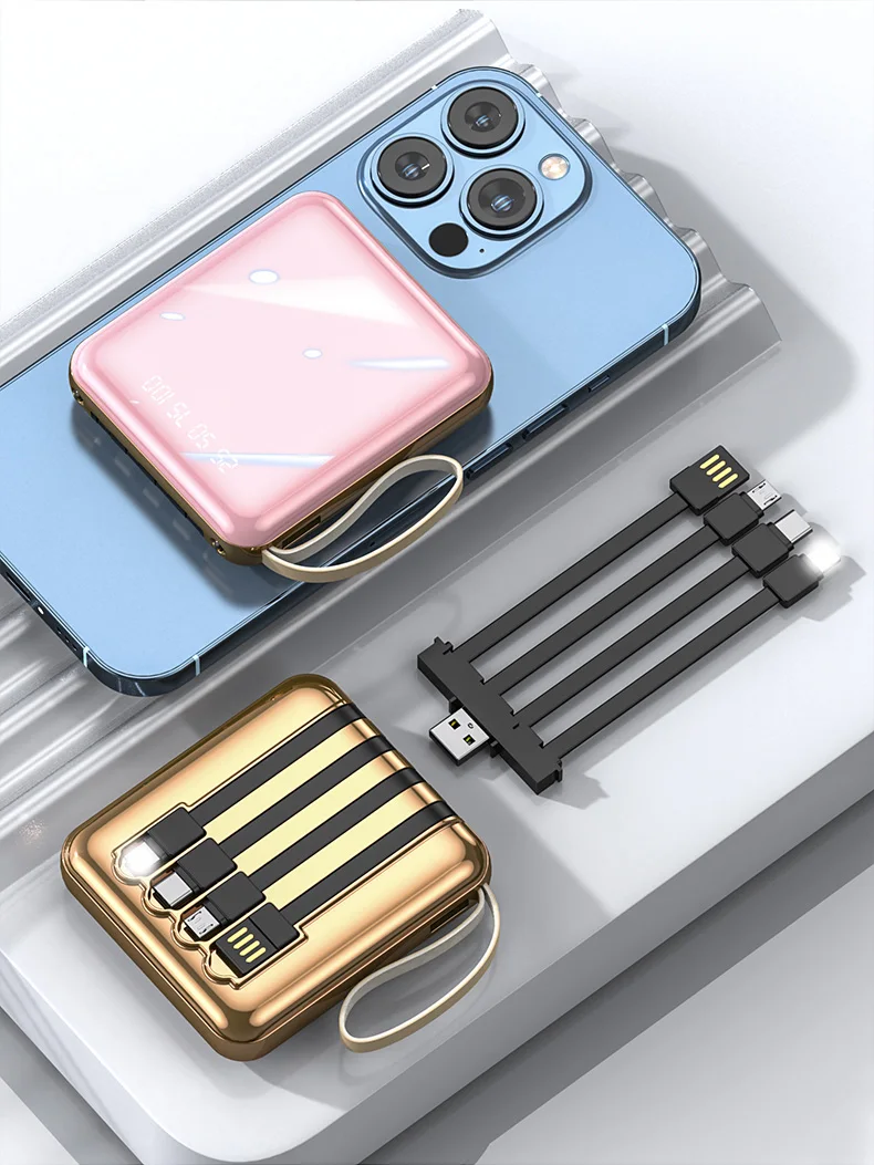 Factory Price Mini Small Power Bank Portable With 10000mah Powerbank ...