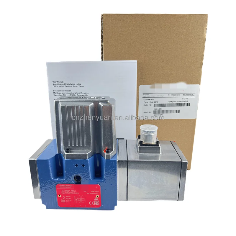 Mo-og Hydraulic Servo Valve D662 D661 D634 D635 D633 Series D633-471b ...