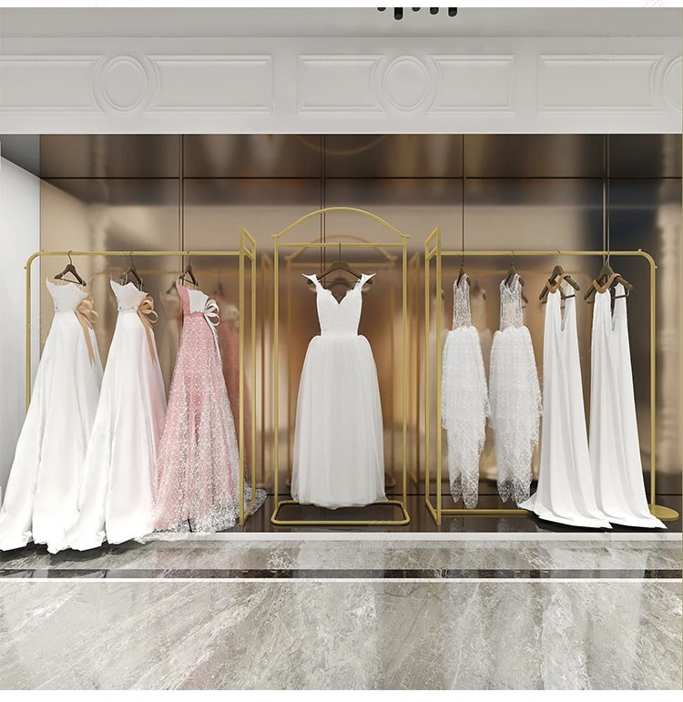 Stylish & Durable Wedding Dress Display Racks - J&H Storefixture