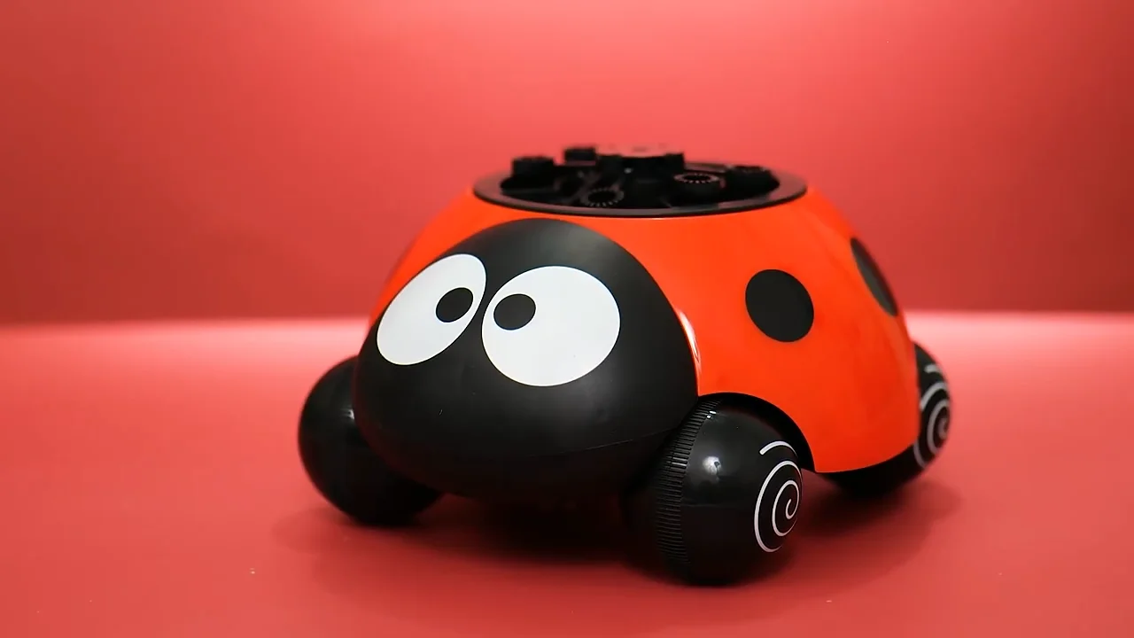 Electric Beetle Bubble Machine Toy Children Cartoon Ladybug Bubble ...