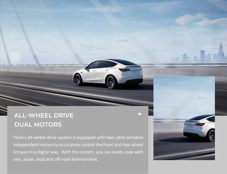 Tesla Model Y Midsize Suv Luxury Sports Car 660km White 4wd Pure ...