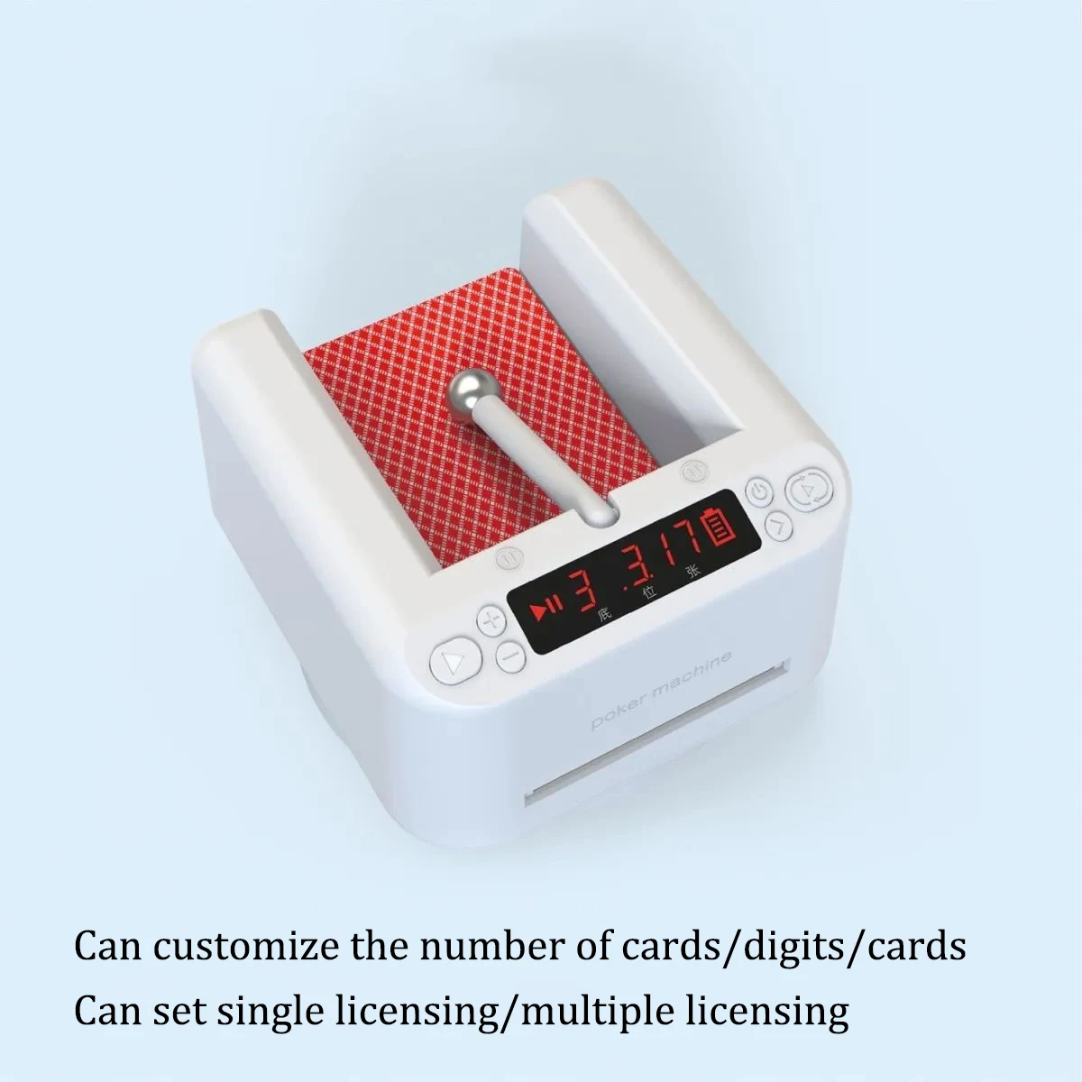 Mini Fully Automatic Playing Card Dealer - Perfect for Home