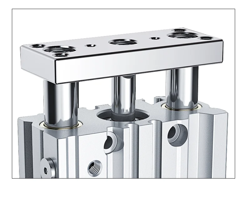 Mgpm Series 3 Position Pneumatic Cylinder SMC Air Cylinder Compact Guide Rod Three-Shaft ...