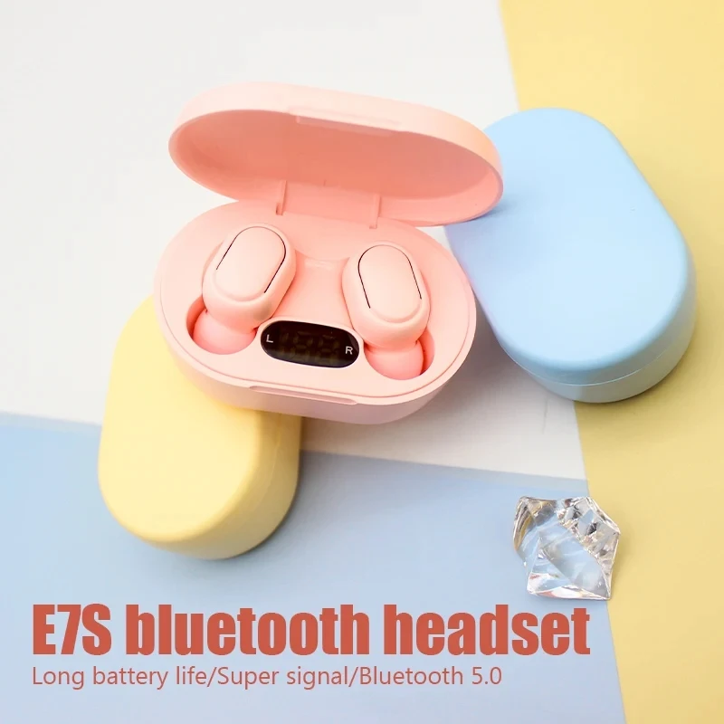 E7S TWS Wireless Headsets - Active Noise Cancelling Earbuds