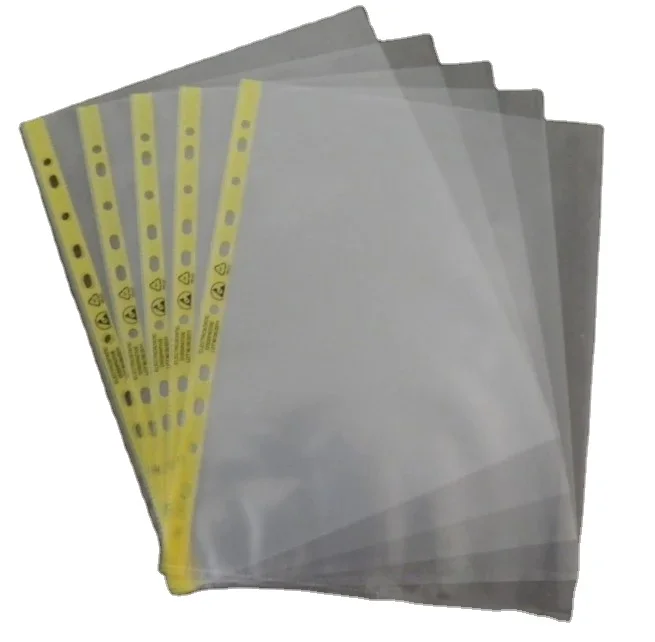 High quality A4 Transparent ESD File Pockets C1006 for ESD cleanroom ...