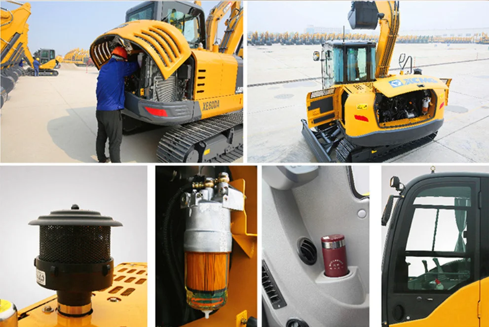 Xcmg Official Xe80d 8 Ton Small Crawler Excavator Machine With Price ...