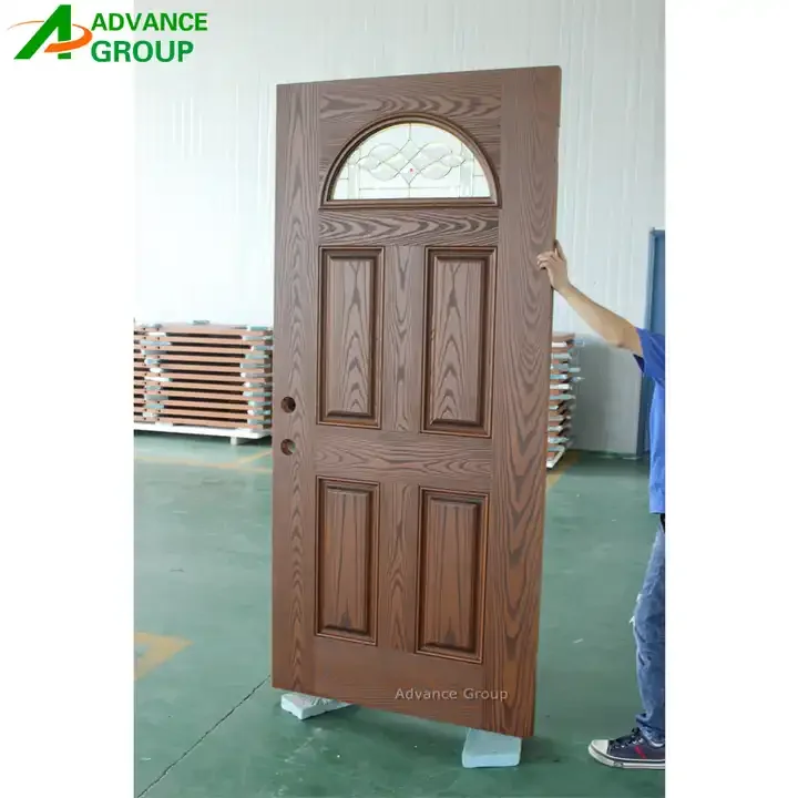 Advance Luxury Fiberglass Design Exterior Door Entry Doors Main Wooden ...