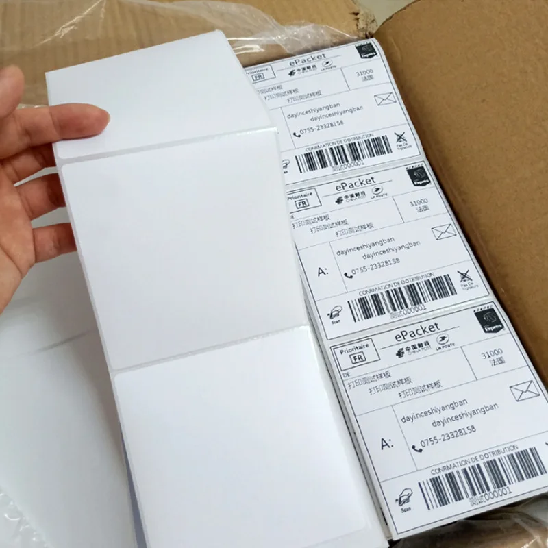 1000 Sheets Waybill Sticker A6 - Waterproof & Customizable
