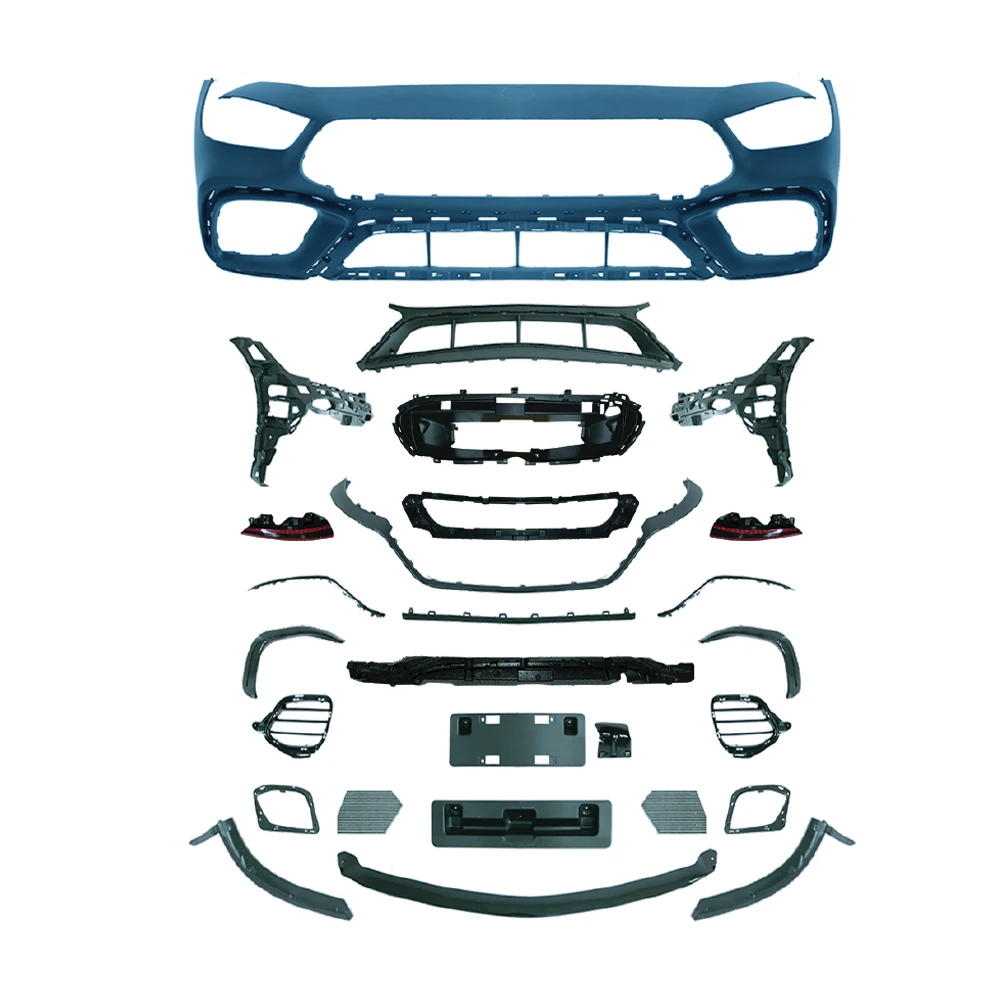 Front Body Kits Mercedes Car Modified Upgrade Body Kit 2023 Benz AMG ...
