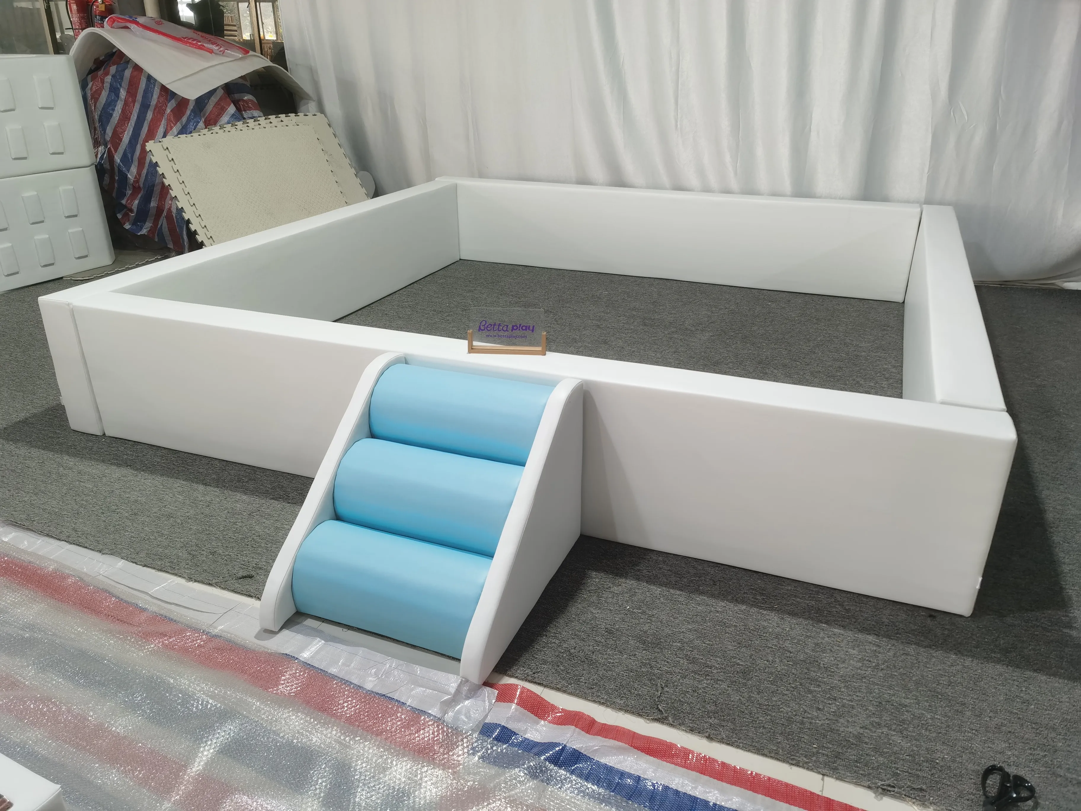 Bettaplay White Set Indoor Kids Toddler Soft Play Equipment