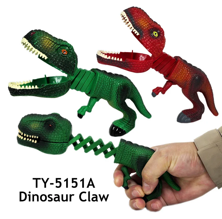 Wholesale Dinosaur Shark Pecker Retractable Spring Robotic Hand Clip ...