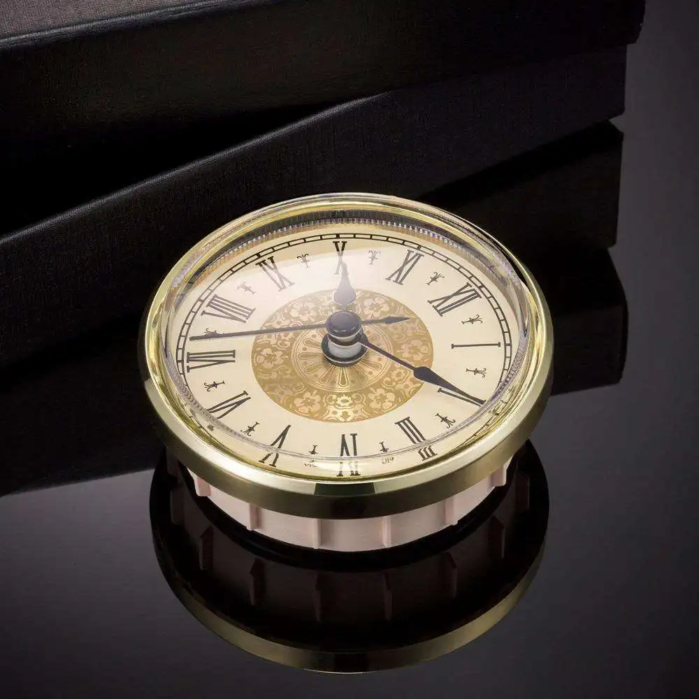 70mm Diameter Clock Fit Ups Inserts 2.8 Inch Roman Arabic Numeral With ...
