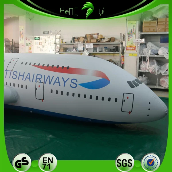Large Inflatable Flying Airplane For Advertising Airplane Inflatable ...