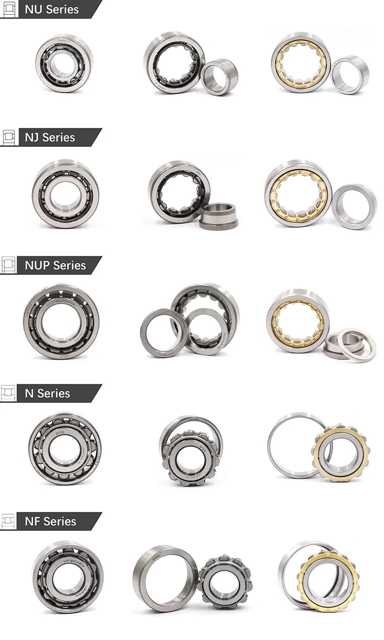 Genuine Single & Double Row Cylindrical Roller Bearings Nup2313e.tvp2 ...