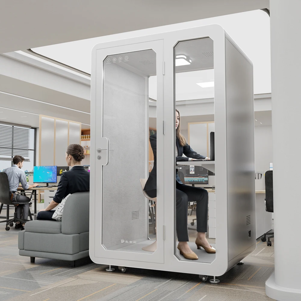 Soundproof Office Cubicle Conference Room Modern Cubicle Powerful Noise ...