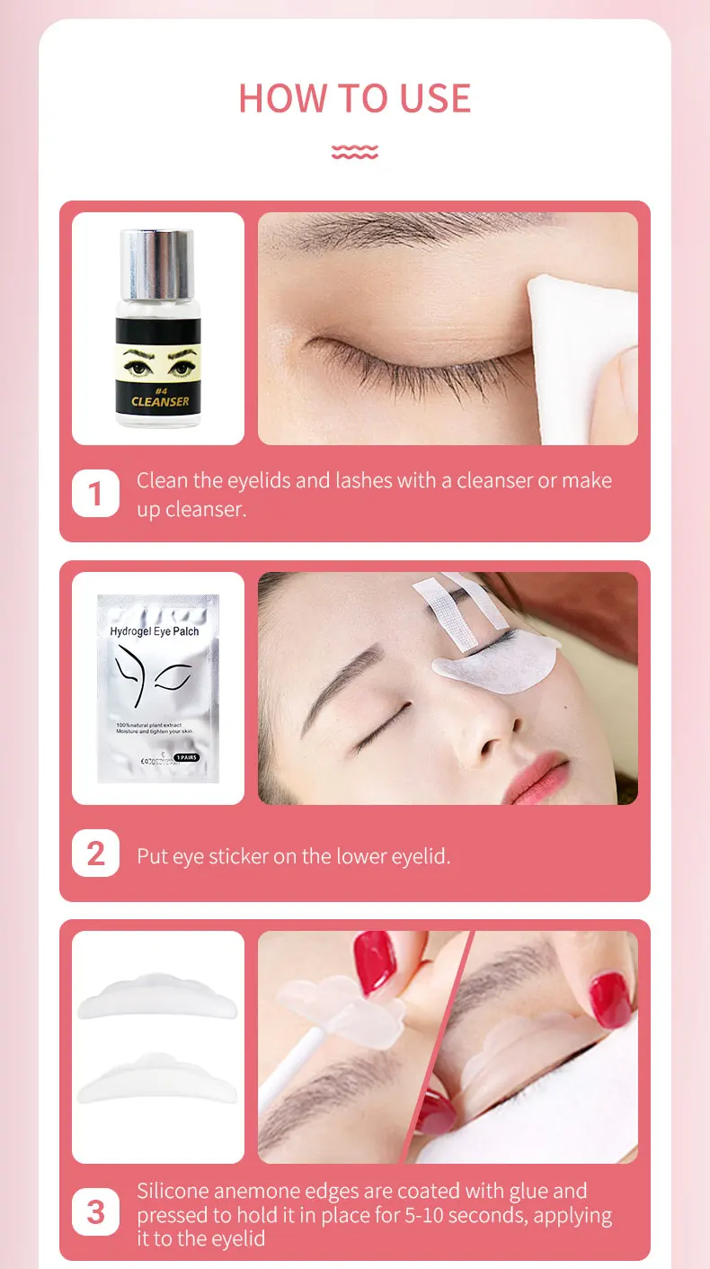 Custom Professional Keratin Eye Lashes Lifting Perming Set Lash Lift ...