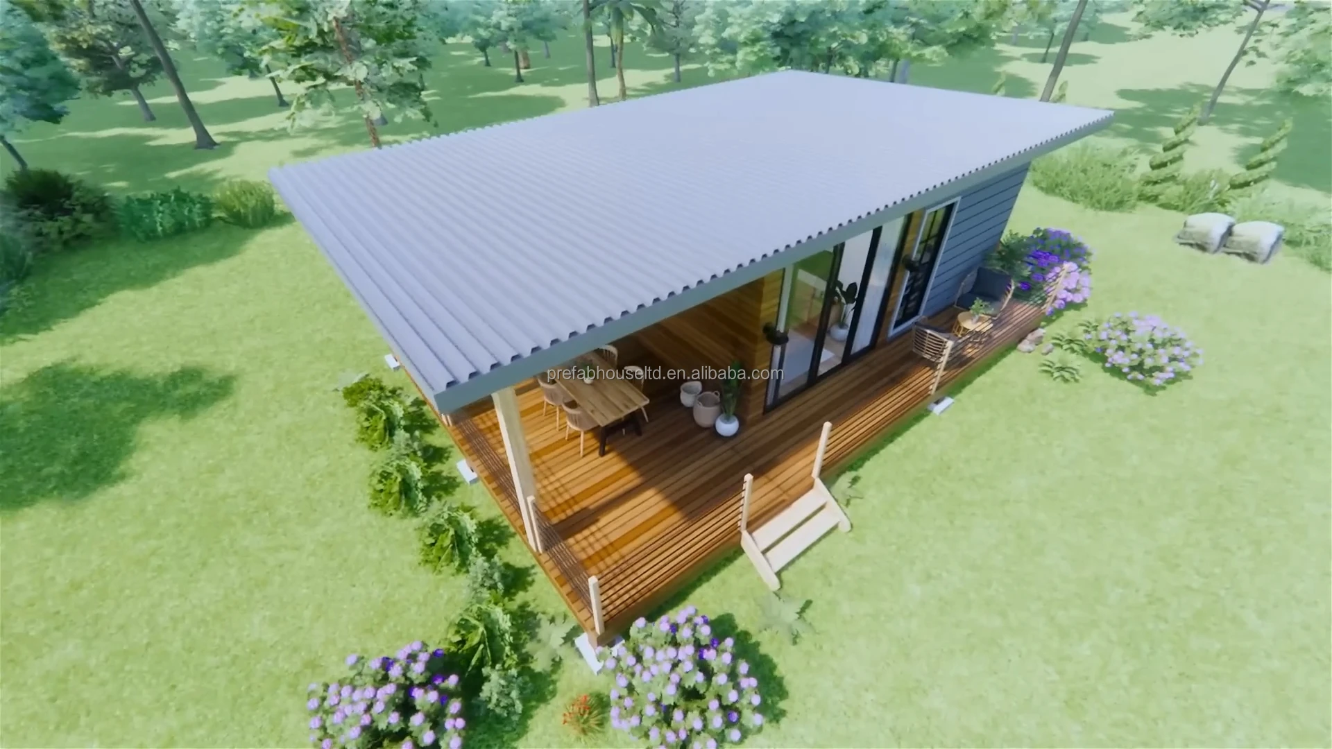 32 Square Meters 2 Bedroom Luxury Prefabricated House