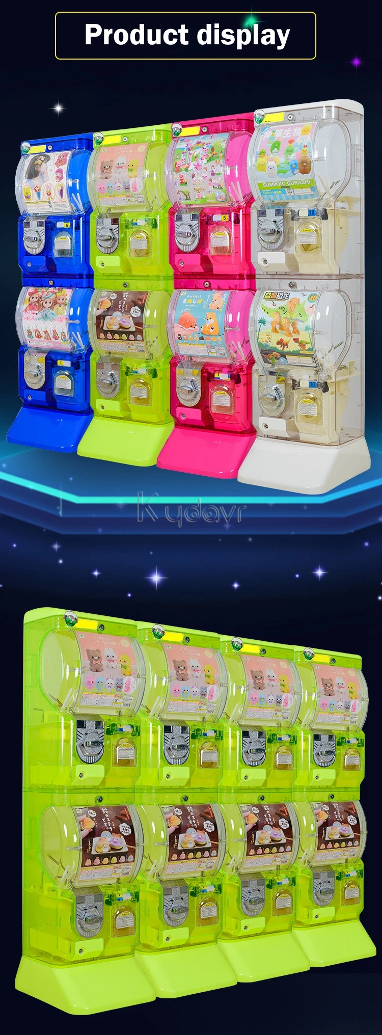 Mini Japanese Custom Coin Operated Arcade Crane Game Plush Doll Ball ...