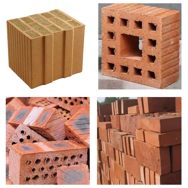 Red Earth Brick Tunnel Rotary Kiln Automatic Hollow Block Making ...