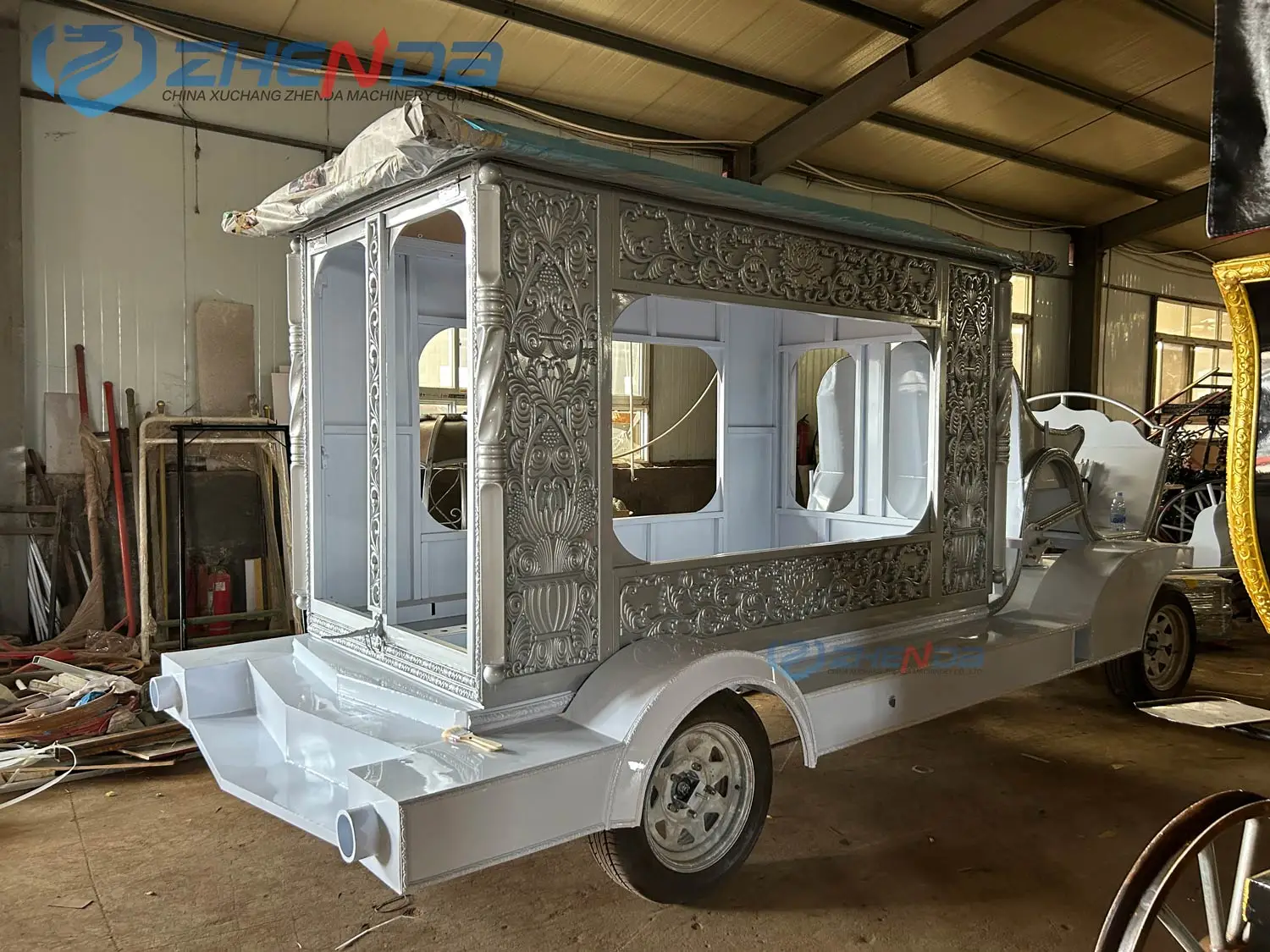 Nigerian Vintage Hearse - Luxury Red Funeral Car