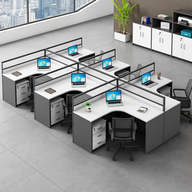 Modular Office Table for Project - Call Center Cubicle