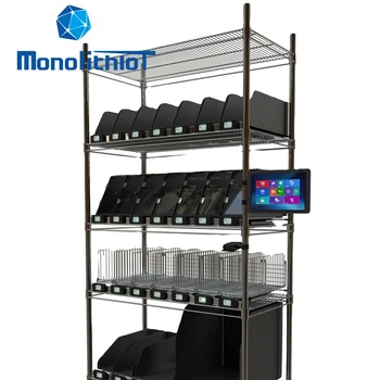 Monolithiot Smart Bin Weighing Gravity Light Duty Pallet Rack Automatic ...