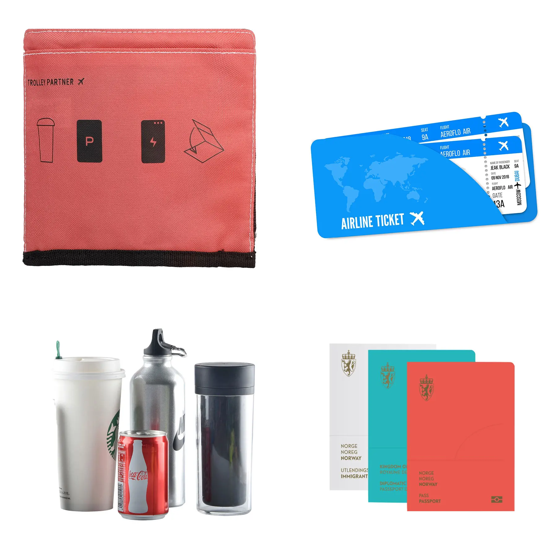 Riemot New Inventions 2022 Luggage Cup Holder Travel Trolley Case ...