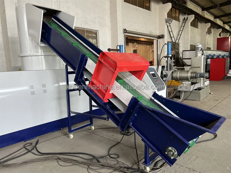 100-1000 kg Plastic Recycling Granulation Extruder PP PE Pet ...