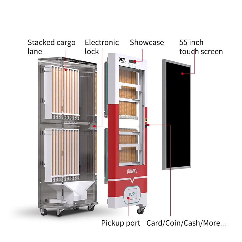 Freestanding Floor Tobacco Cigarette Vending Machine Cigarette ...