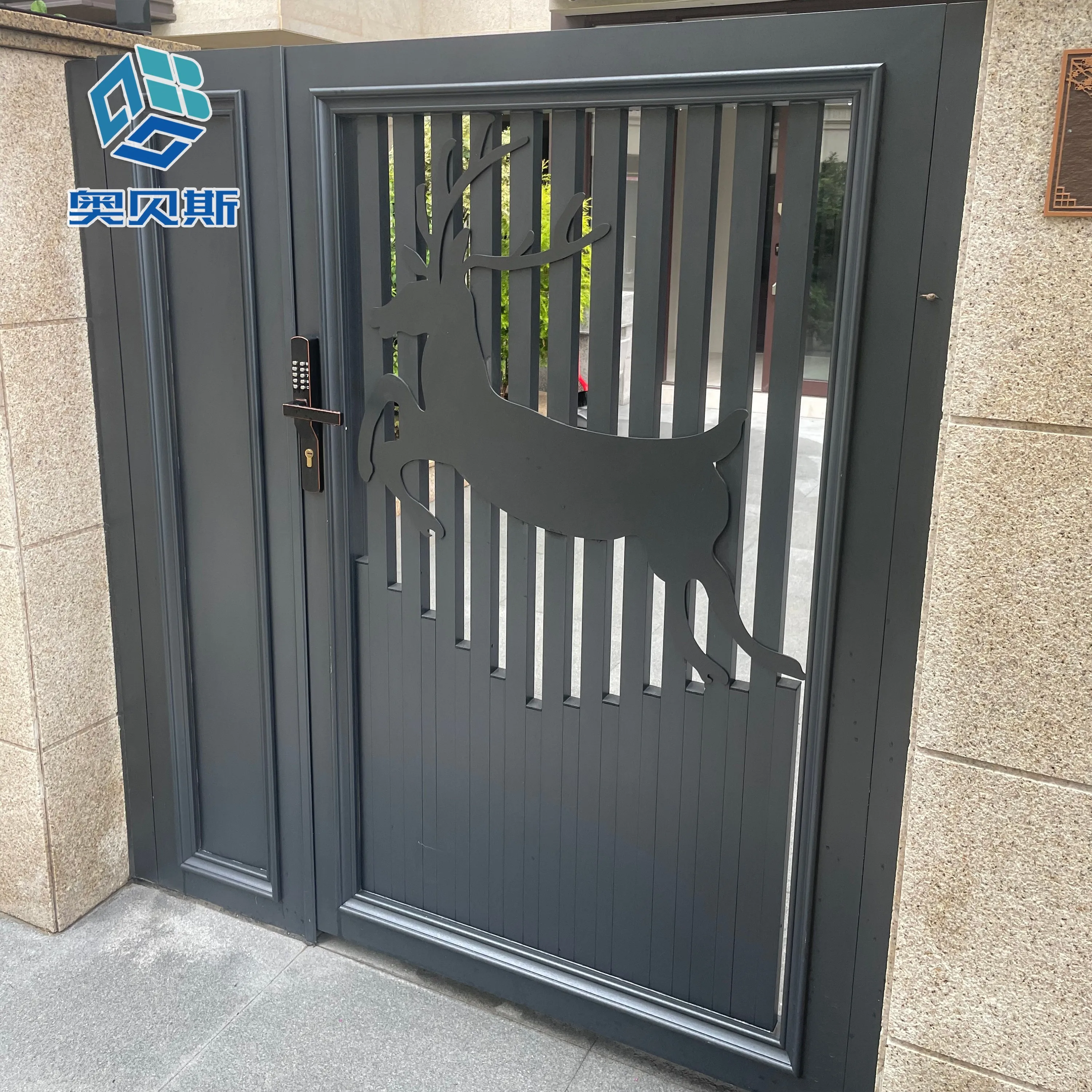 Driveway sliding gates steel driveway gate metal iron gate laser cut ...