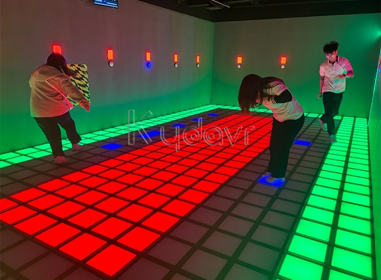 Escape Active Sensing Pixel Grid Game - Jump Grids LED Floor