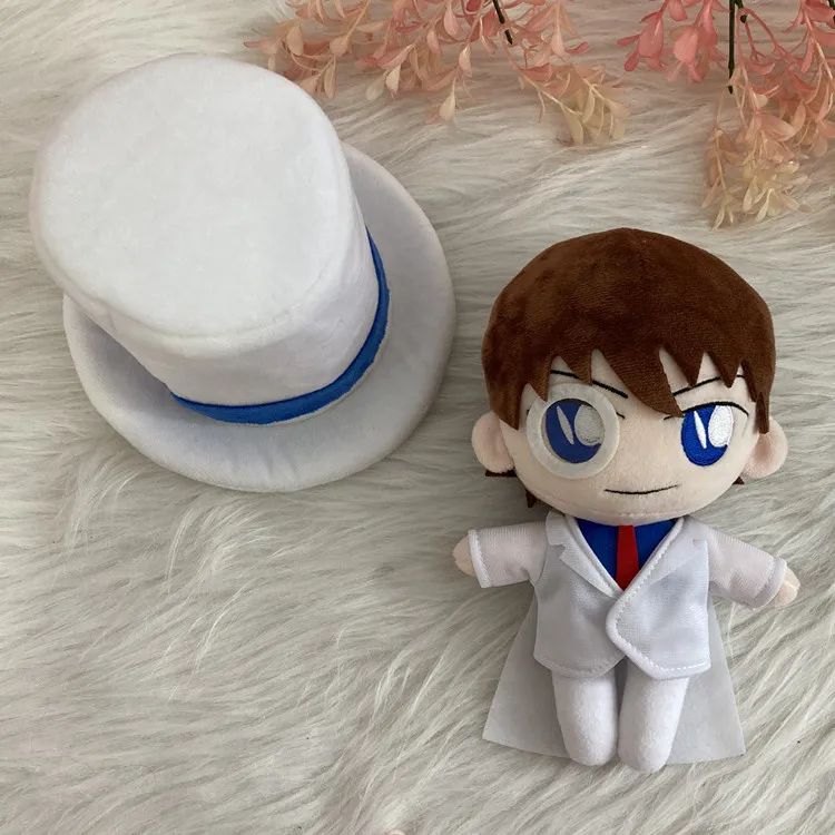 20cm Detective Conan Anime Mouri Ran Conan Edogawa Kaitou Kiddo Plushie ...