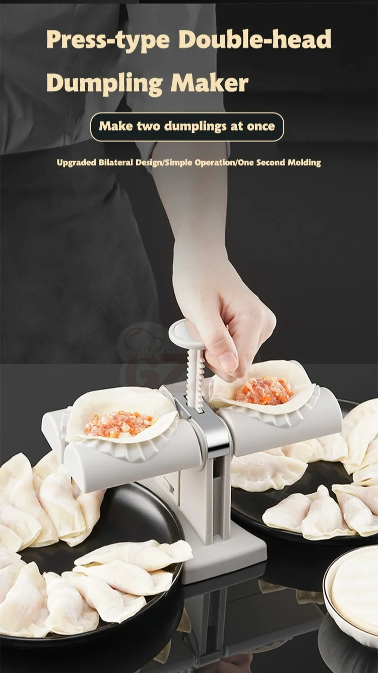 Low Price Food Grade Material Double-head Manual Household Dumpling ...