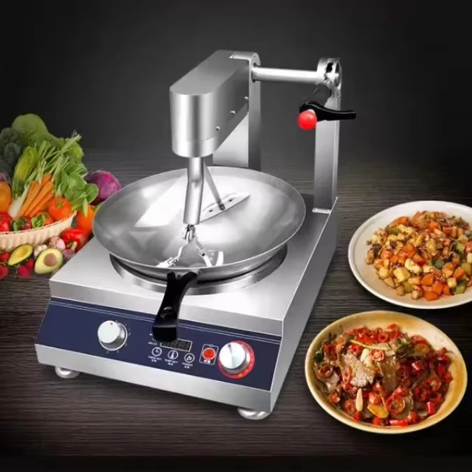 Industrial Restaurant Kitchen Stir Fryer Fried Rice Electric Gas Wok ...