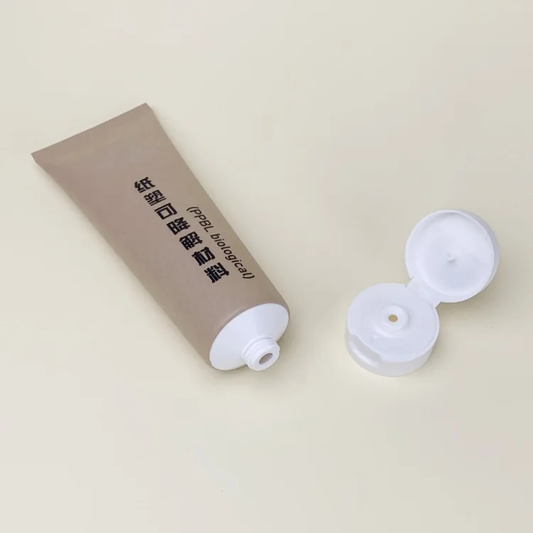 Eco Friendly Sustainable Paper Tubes Refillable Squeeze Lotion Cream ...