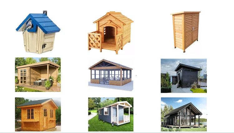 Log Cabin Wooden Garden House Wood House - Buy Modern Wooden Log Houses ...