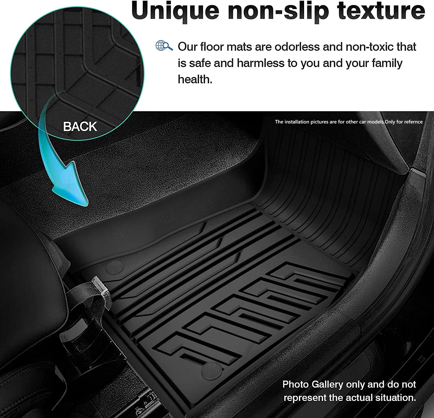 Perfect 3D TPE Car Carpet Floor Mats for Toyota RAV4 2019-2022 ...