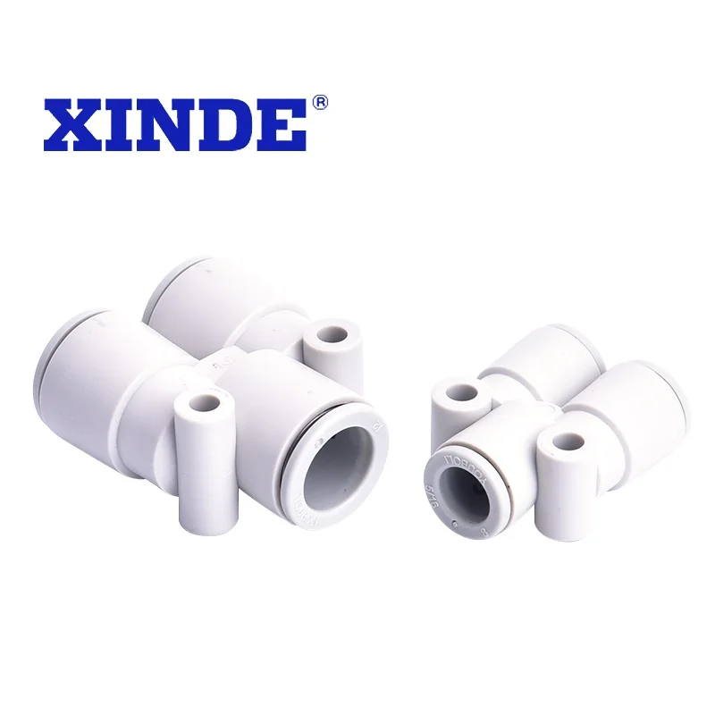 Kq2u Series Smc Type Pneumatic Plastic 3 Ways Air Hose Fittings ...