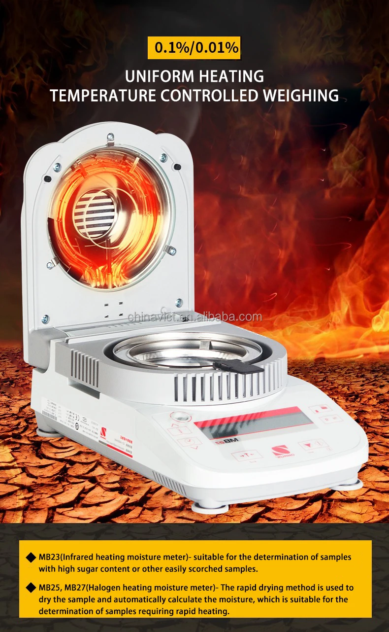 MB23 Infrared Moisture Analyzer Rapid Food Moisture Meter| Alibaba.com