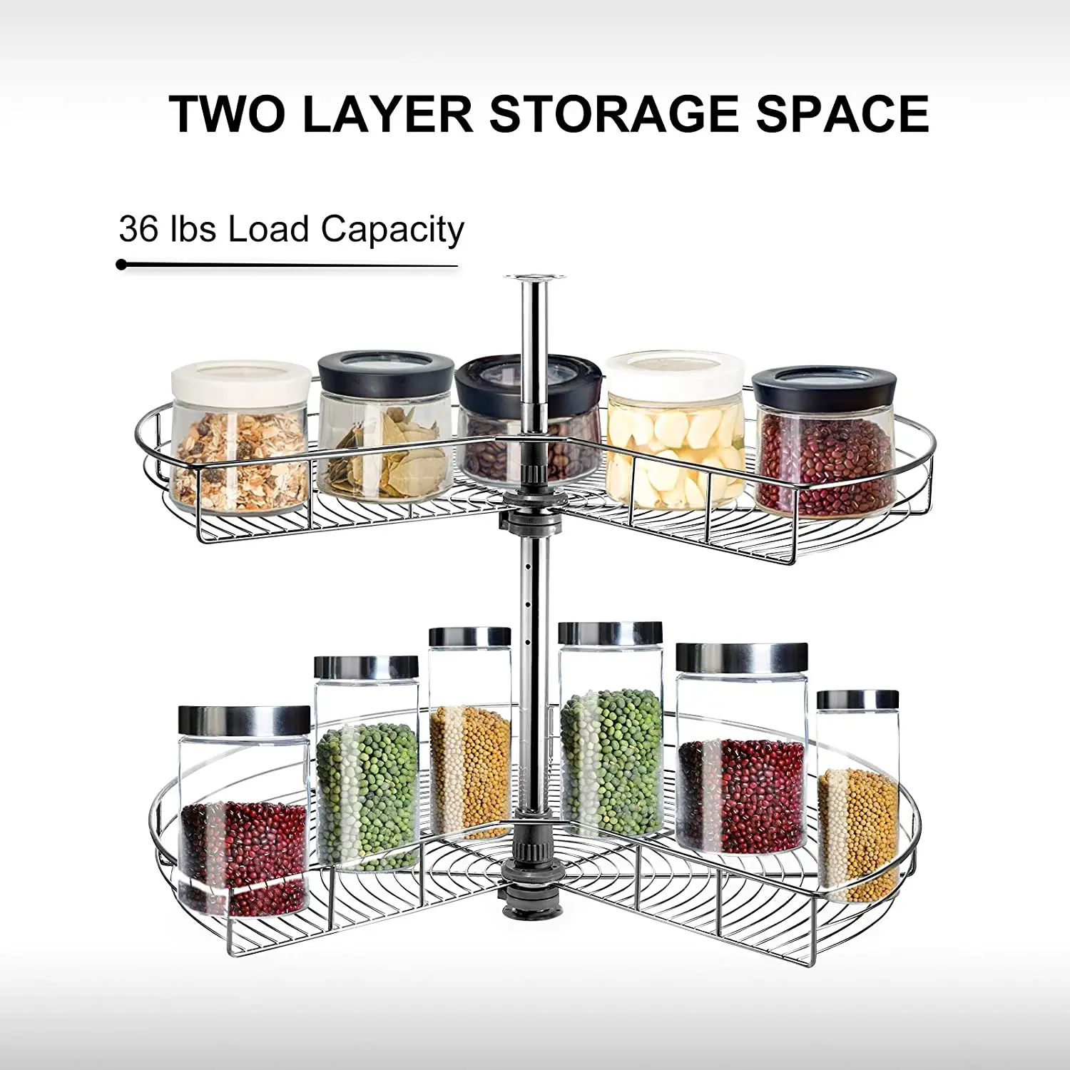 180 Degree Pull Out Storage Basket - Buy Pull Out Corner Basket ...