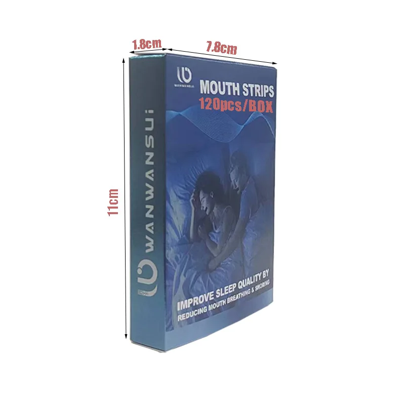 Hypoallergenic Custom Logo Print Lip Shape Mouth Tape