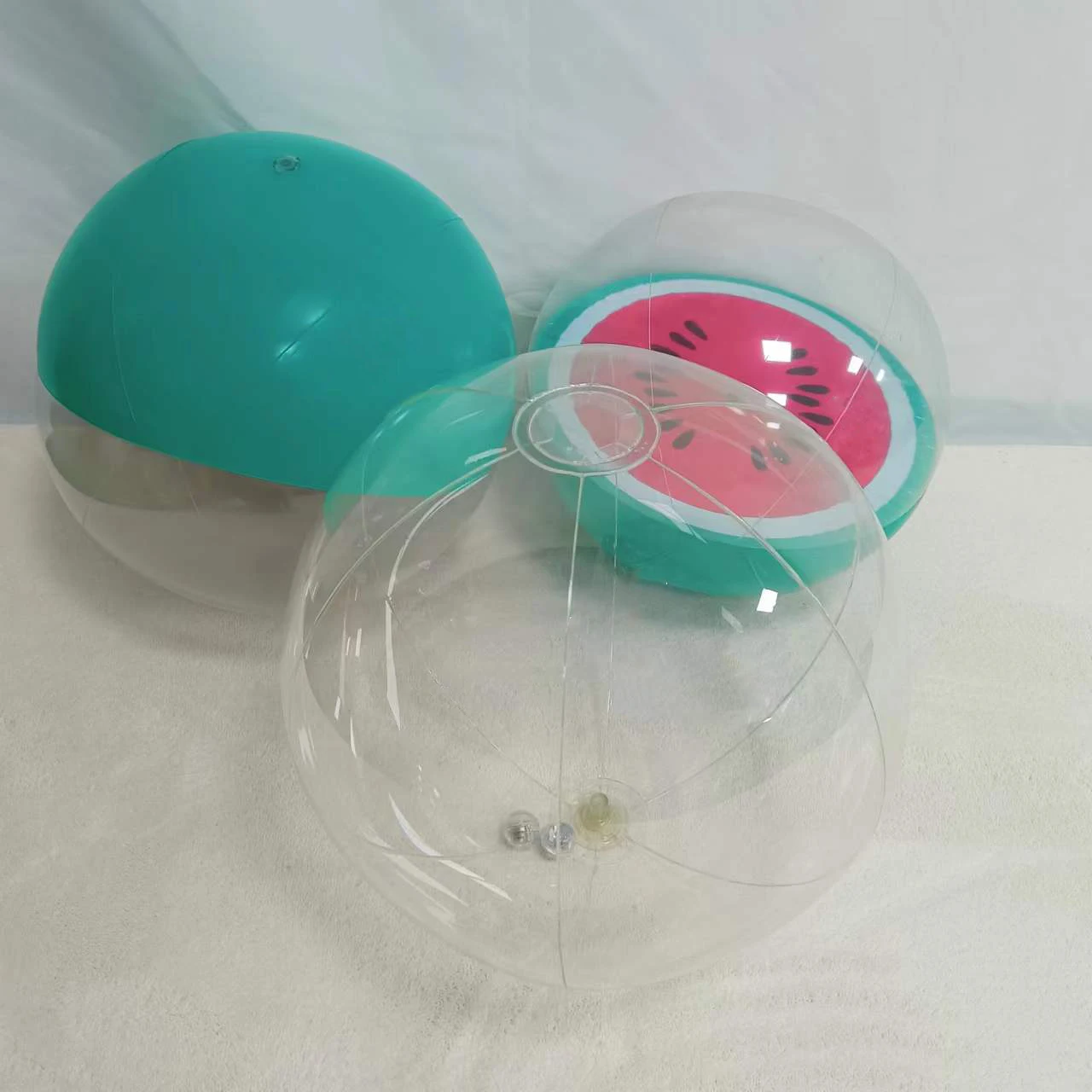 Custom Swimming Pool Transparent Floating Led Luminous Inflatable Beach ...