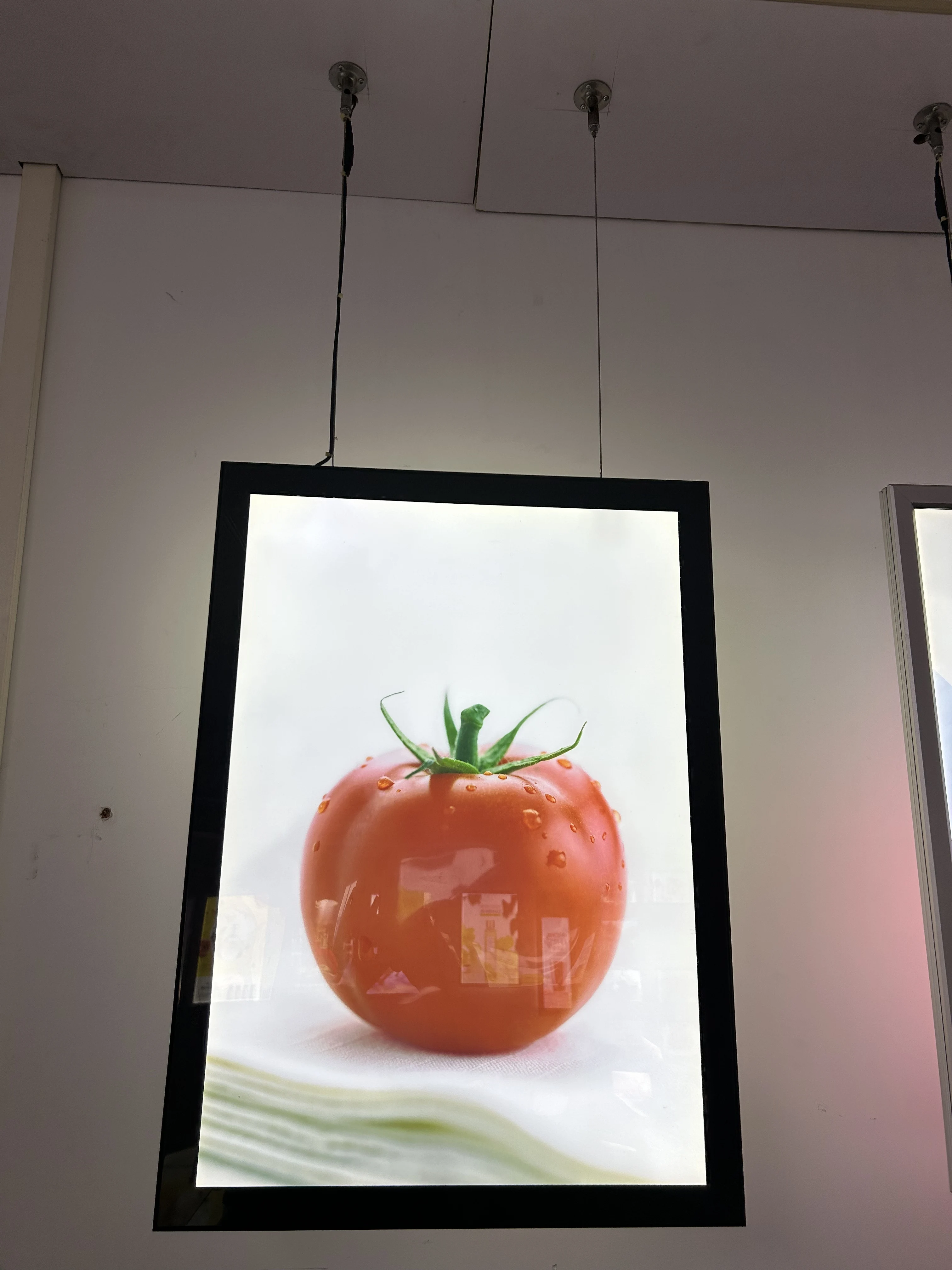Double Sided Hanging LED Sign Board for Fast Food Light Box