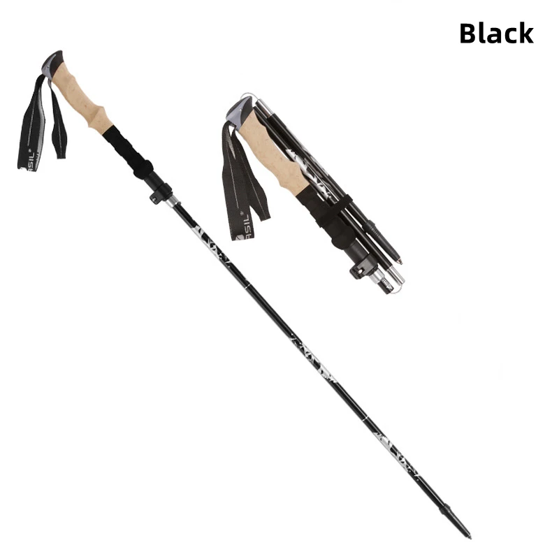 Folding Stick 7075 Trekking Stick Ultra-light Aluminum Alloy Five ...