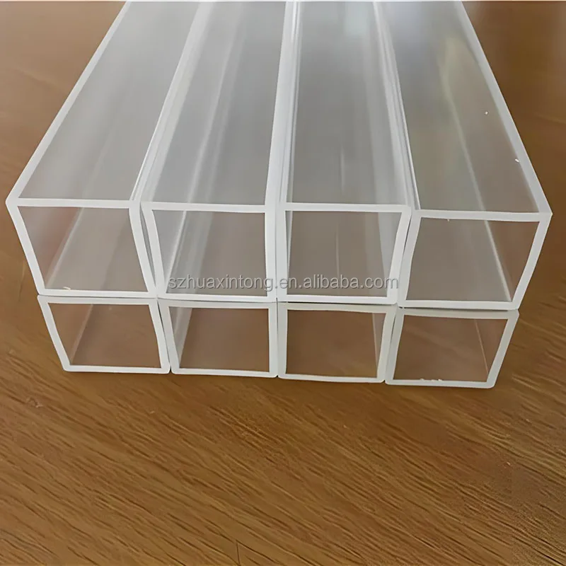 High Quality Transparent Polycarbonate Profile Square Shape Tube