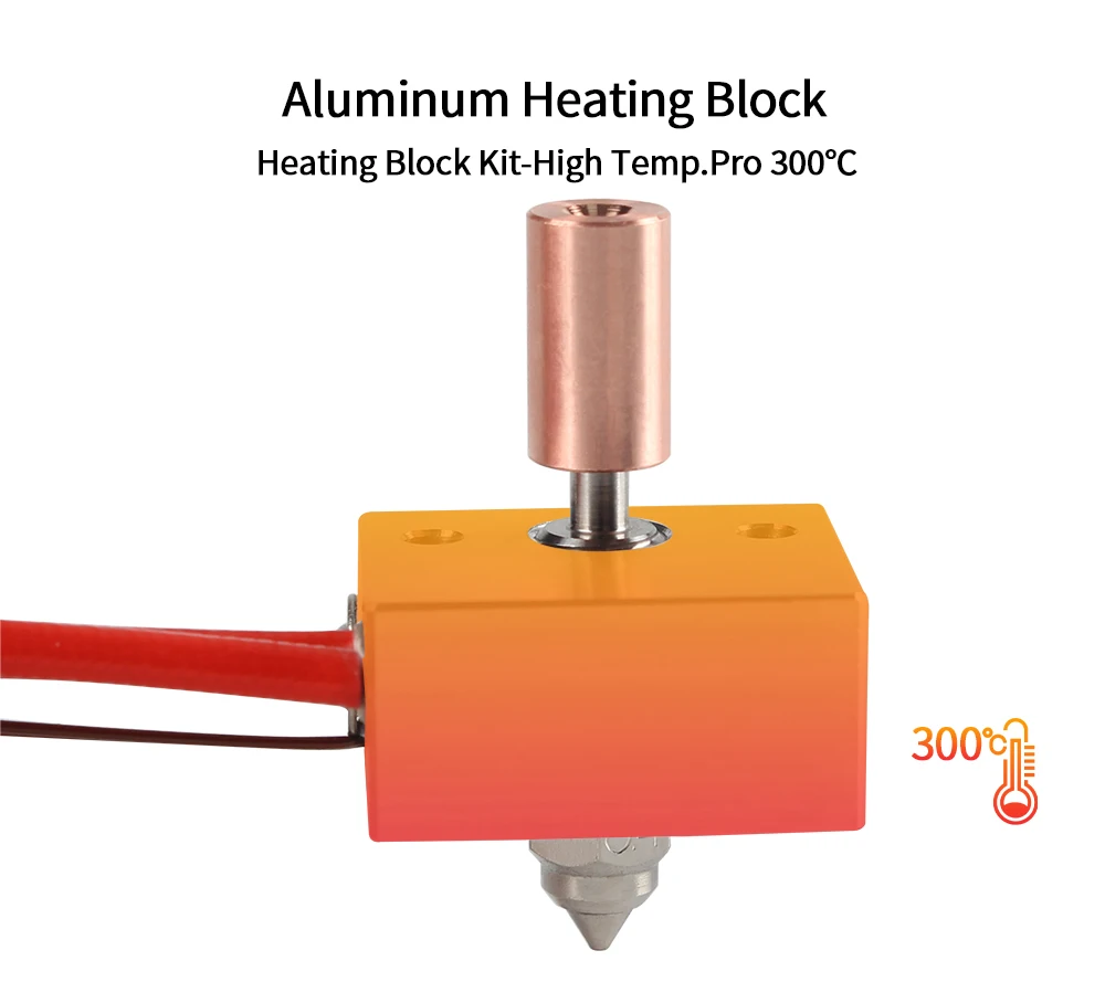 Fysetc Sprite Extruder Heating Block Kit High Temperature Resistant ...