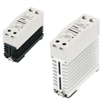 Din Rail Mount Ssr Relay With Heat Sink Da / Aa 40amp - Buy Din Rail ...