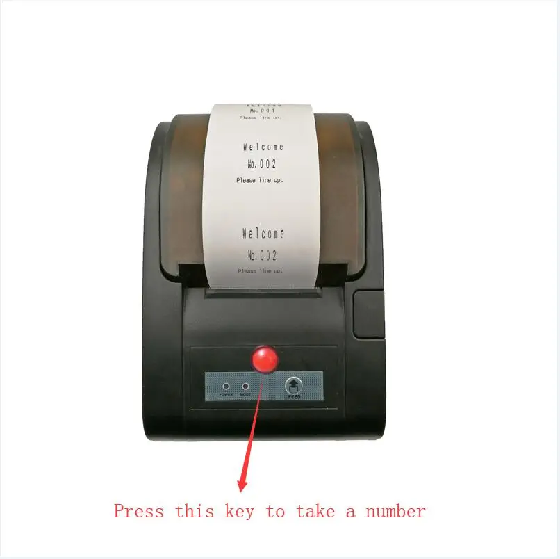 3-digit Number Display With Keypad Number Ticket Printer Queue ...
