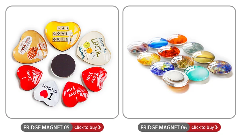 Dome Refrigerator Magnet Personalized Custom Logo Glass Fridge Magnets ...